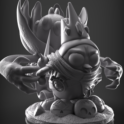 👾 Gunter Orgalord Diorama・ STL File for 3D printing・Cults