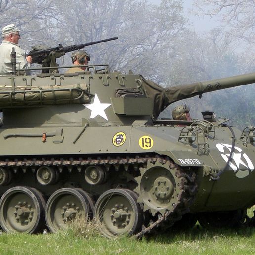🪖 M18 Hellcat Tank・ STL File for ・Cults