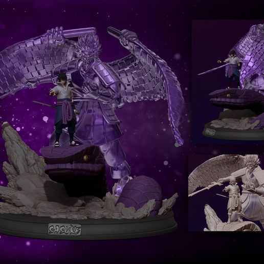 👾 SASUKE SUSANO FULL FORM NARUTO SHIPPUDEN・ 3D File for 3D printing・Cults