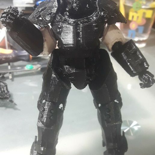 🧸 Fallout Power Armor X01 Action figure (Fixed)・Free 3D File for ・Cults