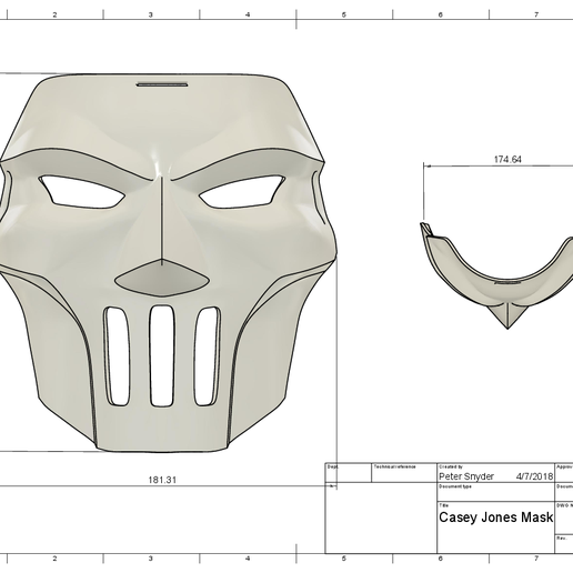 STL file Casey Jones str file 📁 ・3D printing idea to download・Cults