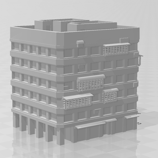 STL file building for diorama 🏗️ ・3D printable model to download・Cults