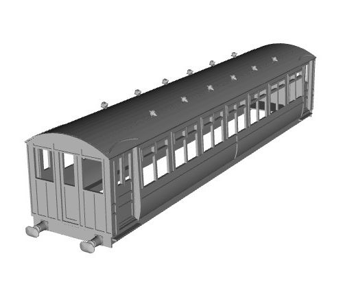 🛤️ Midland Railway EMU (Heysham, Morecambe,Lancaster) Trailer Coach 1/ ...