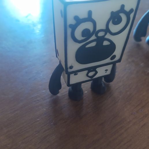 👽 Trazo Bob esponja・Archivo STL para Impresión 3D・Cults