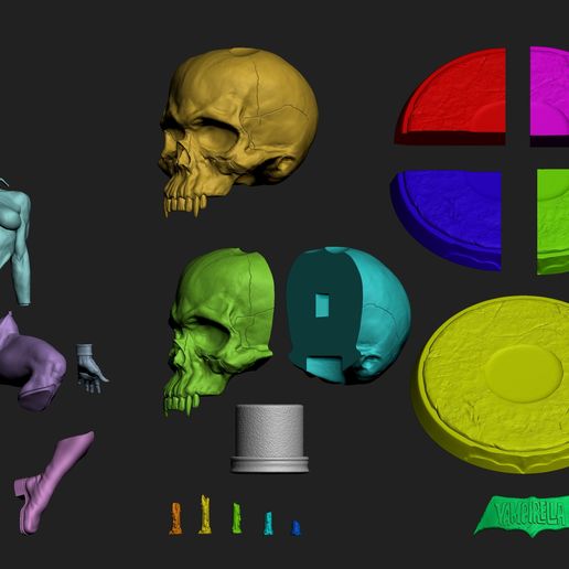 🧛 Vampirella・ STL File for 3D printing・Cults