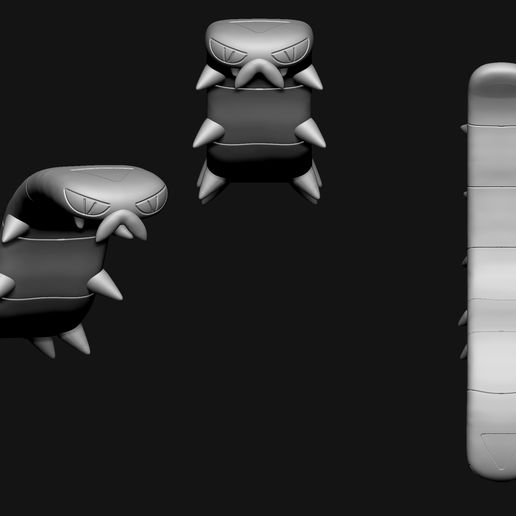 🐉 Pokemon - Sizzlipede・ STL File for ・Cults