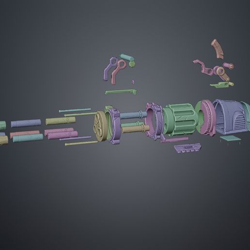 🔫 Jinx Pow-Pow Minigun - Arcane・ 3D File for 3D printing・Cults