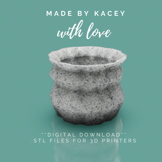 STL file 3D Printable STL File. Office & Home Vase Design for a Flowers ...