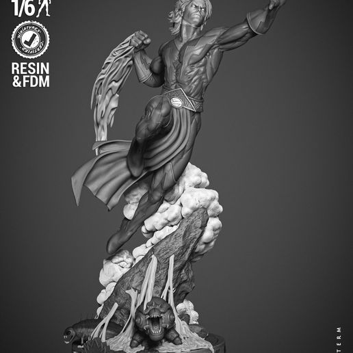 🗿 WICKED MARVEL ADAM WARLOCK SCULPTURE : TESTED AND READY FOR 3D ...