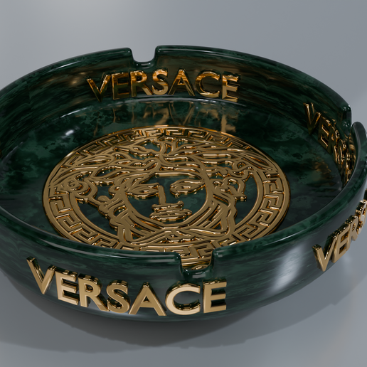 🚬 Versace Ashtray・ STL File for 3D printing・Cults