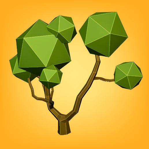 🌳 Stylized Tree・ STL File for 3D printing・Cults