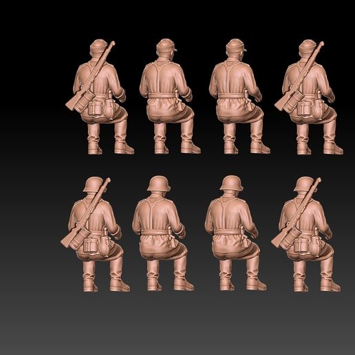 🎲 ww2 early war german drivers for cars and wagons・ STL File for 3D ...