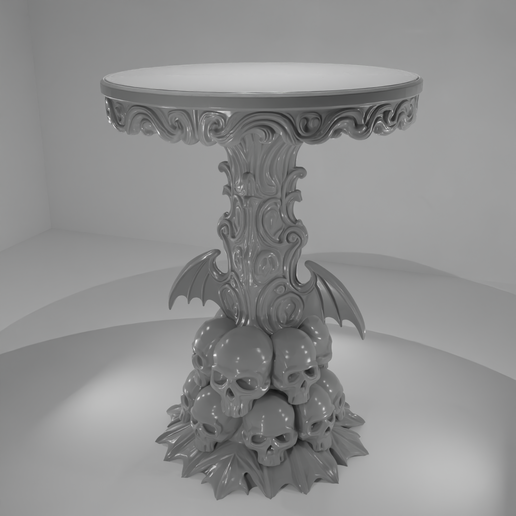 🔝 GOTHIC STYLE TABLE TOP FIGURE WITH SKULLS FOR DIORAMAS AND MODELING ...