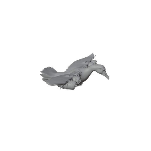 🐦 Flying Goose 3D Model STL – Realistic Bird in Flight for 3D Printing ...