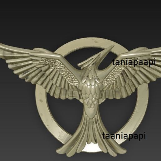 🧸 Mockingjay wall decoration・ STL File for 3D printing・Cults
