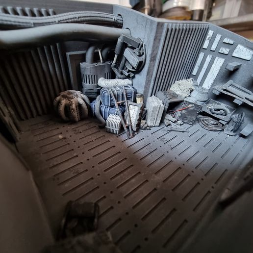 🌆 1/43 Falcon Greeblie 2・ STL File for 3D printing・Cults