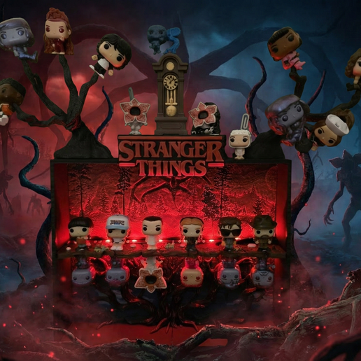 👾 Stranger Things Funko Diorama Stand — Kinder Joy Edition・3D Print ...