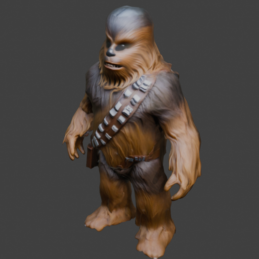 ⭐ Chewbacca - STAR WARS - Paintable figure・Free STL File for 3D ...