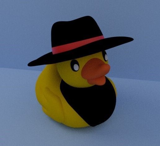 🦆 Rubber duck - cowboy duck・ STL File for 3D printing・Cults
