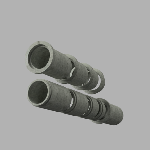 🚜 1/14 - Concrete Pipes DN 1000 FOR RC MODELS・ OBJ File for 3D printing ...
