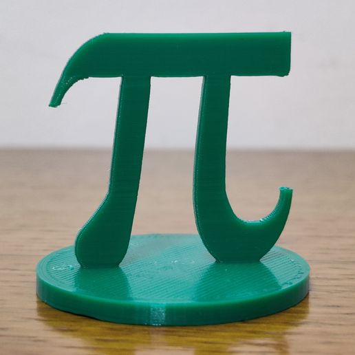 Free STL file Pi number with base 📐 ・3D printable model to download・Cults