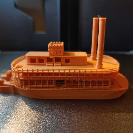 🚢 STEAMBOAT BENCHY・ STL File for 3D printing・Cults