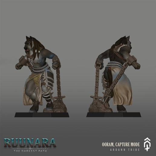 🐎 RUUNARA - OORAM - CAPTURE MODE・ STL File for 3D printing・Cults