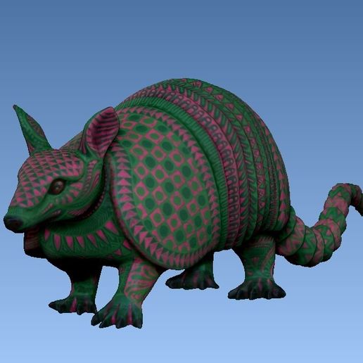 OBJ file Armadillo 🎄 ・3D printer design to download・Cults