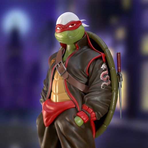 🐢 TMNT Urban Vibes - Raph・ STL File for 3D printing・Cults