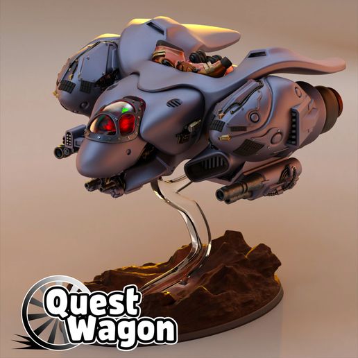 🚢 Attack Ship・ 3D File for 3D printing・Cults