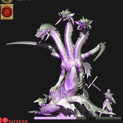 🧝 Dark elves Kraken (elf)・ 3D File for 3D printing・Cults