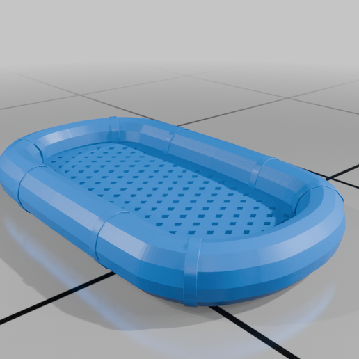 🛥️ US Navy Life Raft - WWII (Early)・Free 3D File for ・Cults