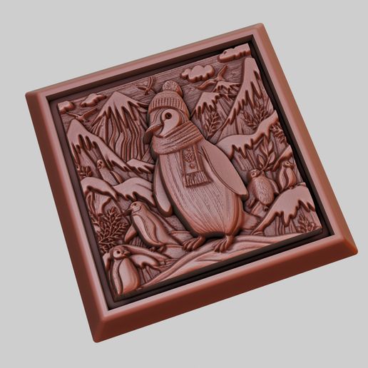 3D file Penguin Animal 3D Model for CNC Router Laser & 3D Printer 🐧 ・3D ...