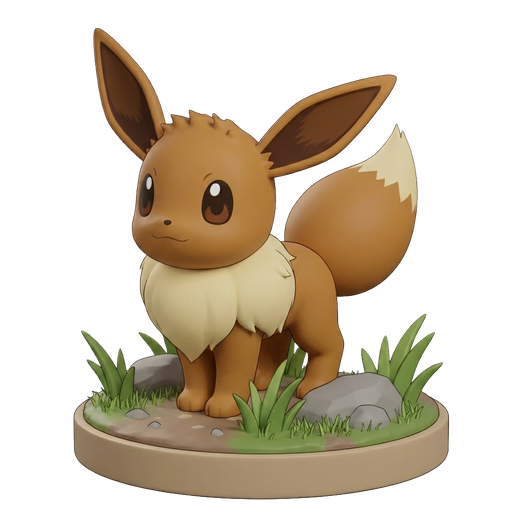 👾 Eevee・ STL File for 3D printing・Cults