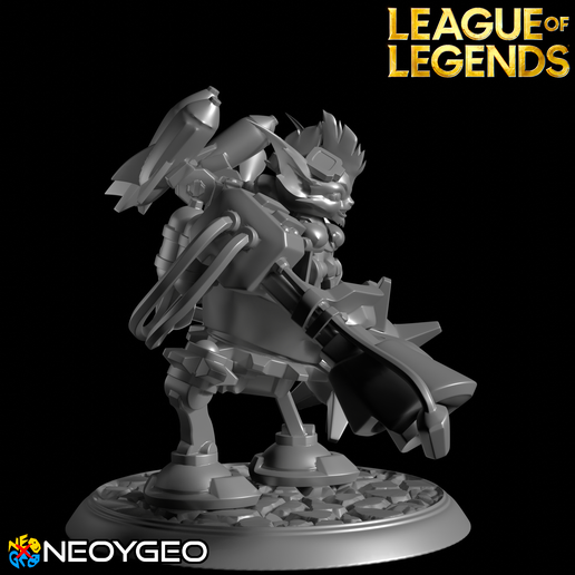 STL file RUMBLE - LEAGUE OF LEGENDS 🦸 ・Template to download and 3D ...