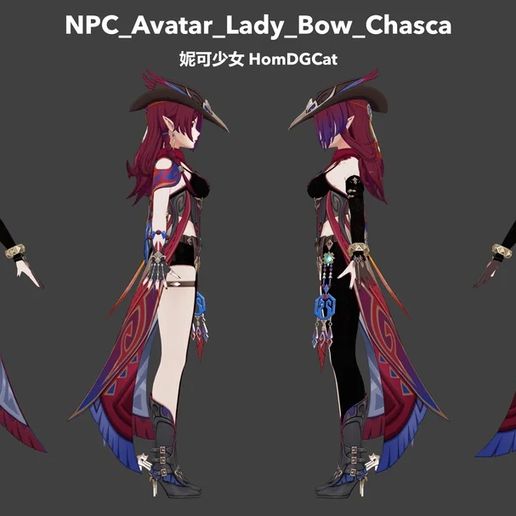 🎲 Chasca Genshin Impact Accessories・ STL File for 3D printing・Cults