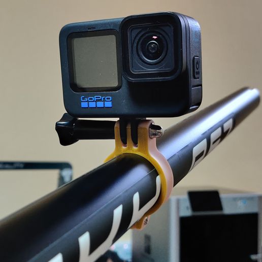 💪 Strong GoPro Hero Action Cameras Clamp and Case・ STL File for 3D ...