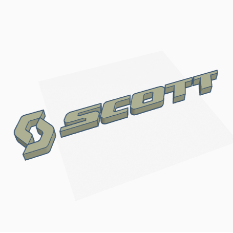 Free 3D file SCOTT logo 🚲 ・3D print design to download・Cults