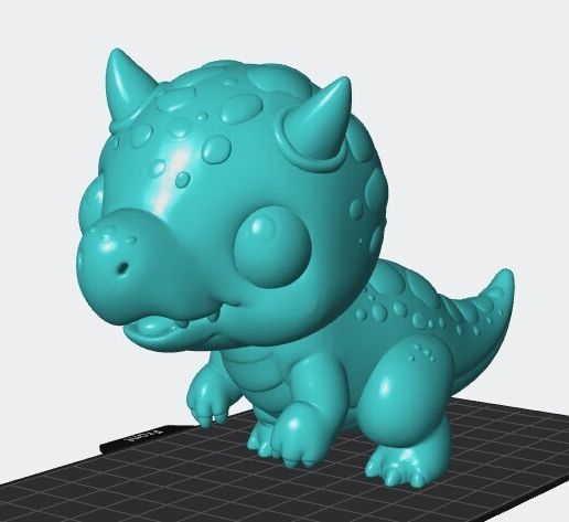 🦖 Cute Dinosaur Figures | Cake Topper | Toy - 3・ STL File for 3D ...