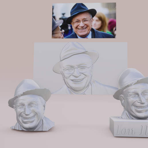 👥 Ion Iliescu Legacy Bundle 3D Print BUSTS and BAS RELIEFS 3D print ...