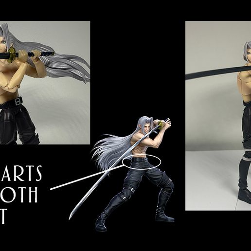 🛃 Bring Arts FFVII Sephiroth Belt for Customs・Free STL File for 3D ...