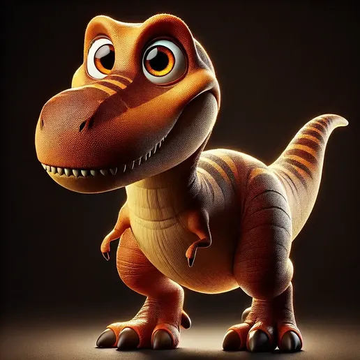 🦖 Cartoon style T-Rex・Free STL File for 3D printing・Cults