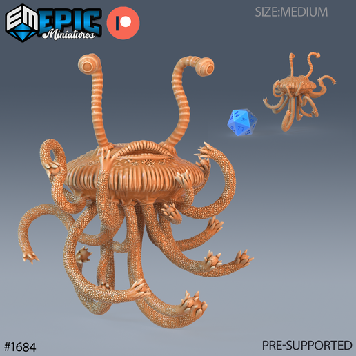 🎐 Flumpf Jellyfish ‧ DnD Miniature ‧ Tabletop Miniatures ‧ Gaming ...