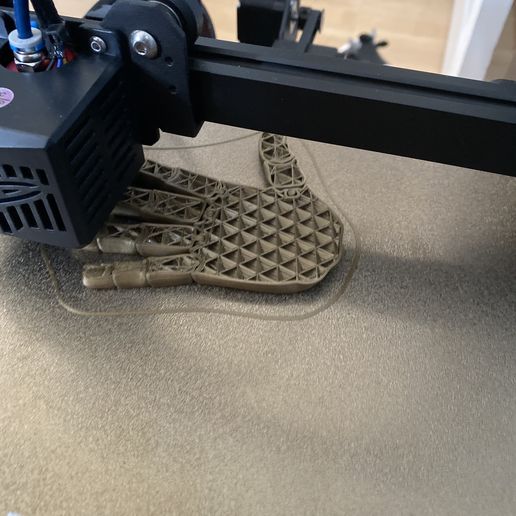 3D print Flexi PRINT-IN-PLACE Hand • made with Elegoo Neptune 2s・Cults