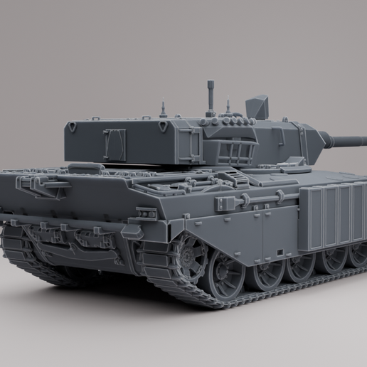 🪖 Challenger 1 Falcon, 1:72・ STL File for 3D printing・Cults