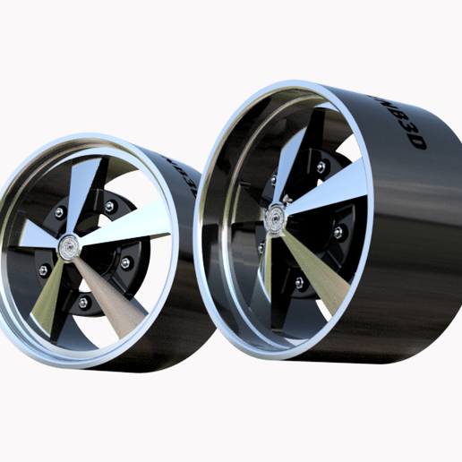 🛞 ESCARABAJO WHEEL FOR 1/24 - 1/25 MODEL KIT.・ STL File for 3D printing ...