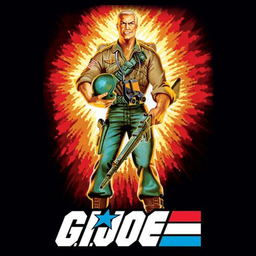 👽 G-I- JOE's DUKE - vintage cartoon version・ 3D File for ・Cults