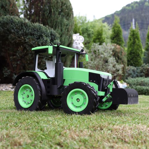 🚜 RC Tractor model 2・ 3D File for 3D printing and CNC machining - Laser ...