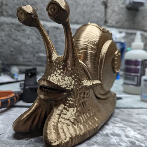 Fichier STL One piece - Netflix - Escargot - Den Den Mushi 🎭 ・Plan pour ...