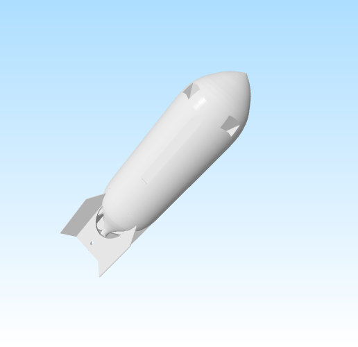 💣 jumbo rc whistling bomb (F-BOMB)・ STL File for 3D printing・Cults
